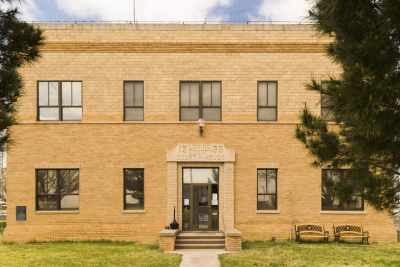 Loving County Courthouse (Mentone, Texas) | Stock Images | Photos