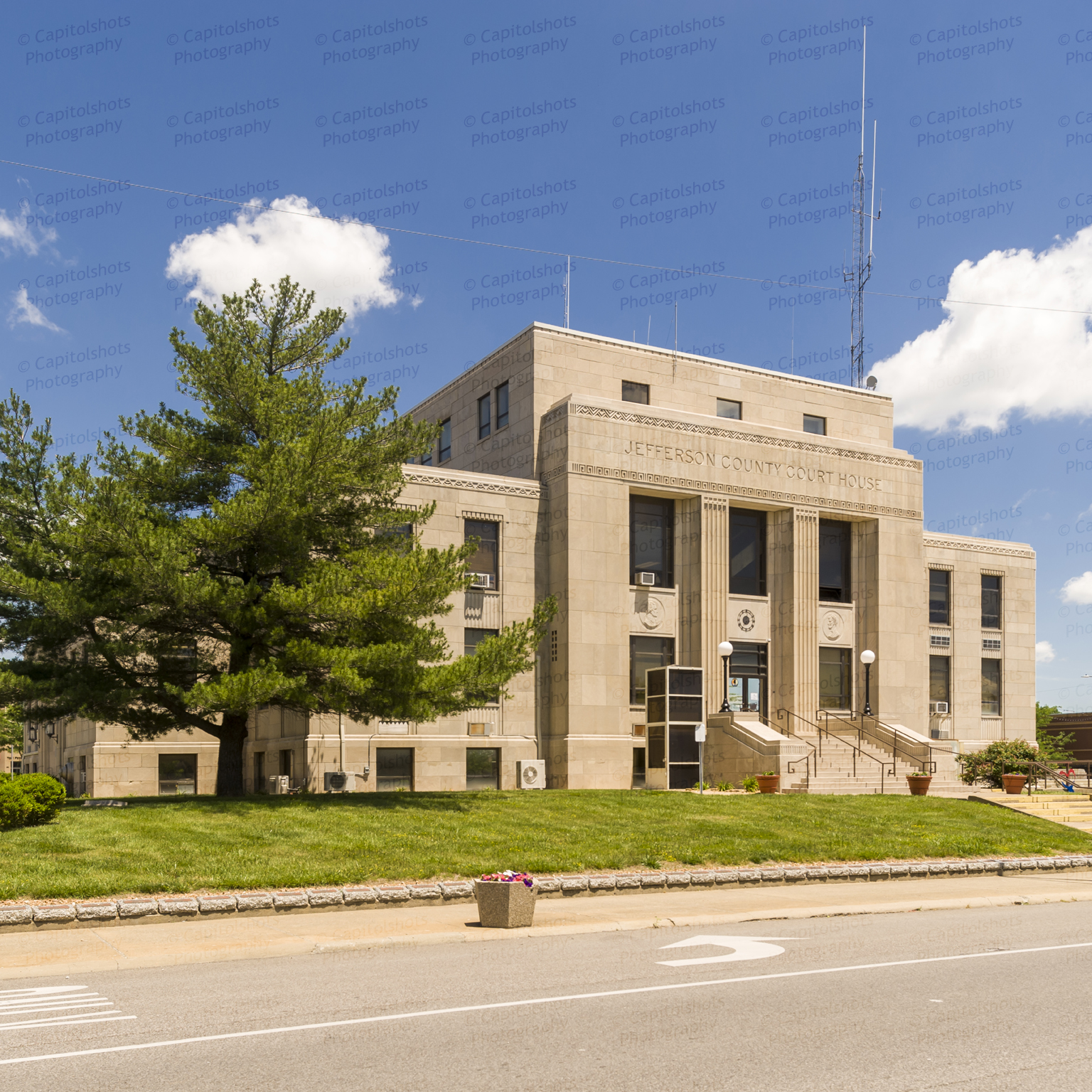 Jefferson County Courthouse (Mount Vernon, Illinois) | Stock Images ...