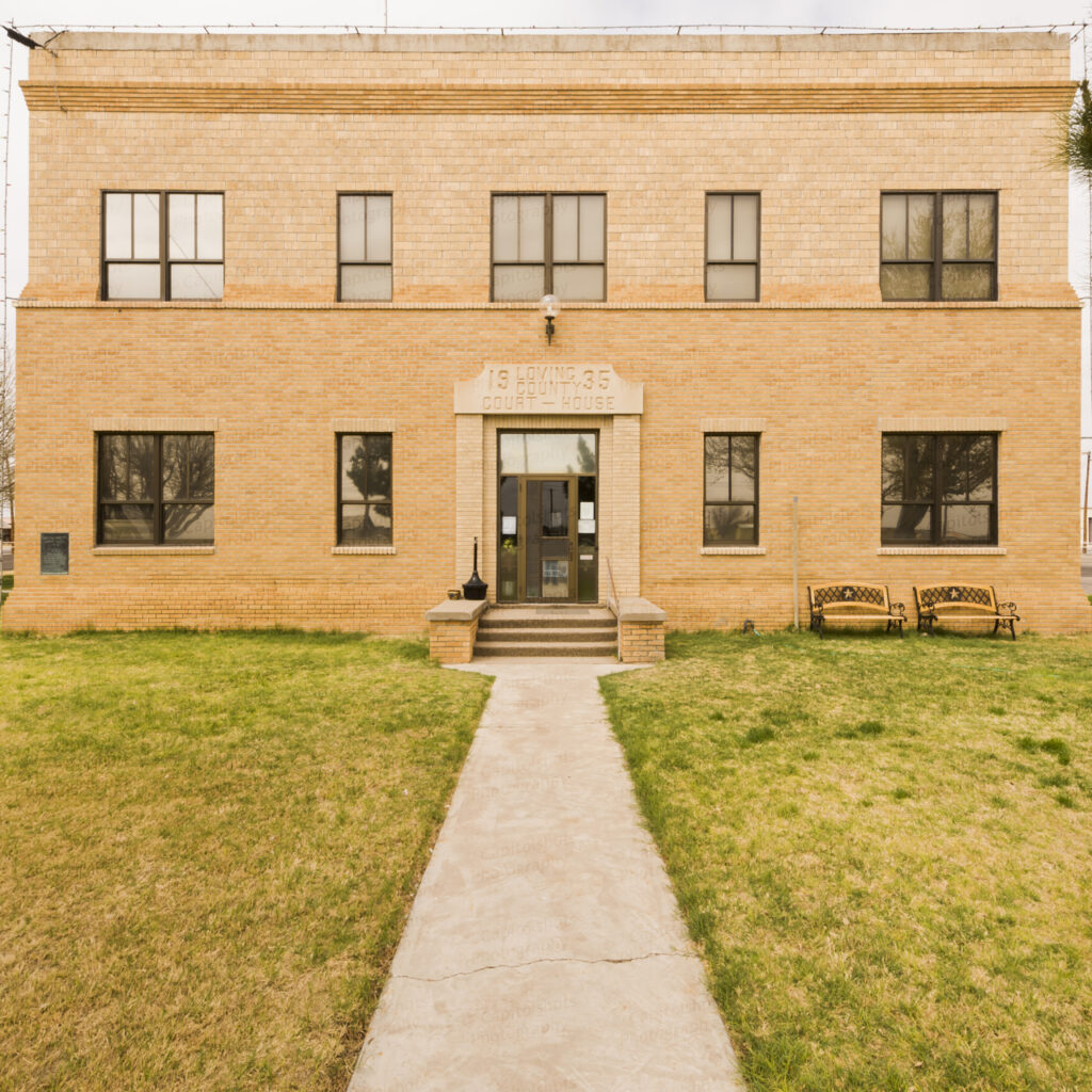 Loving County Courthouse (Mentone, Texas) | Stock Images | Photos