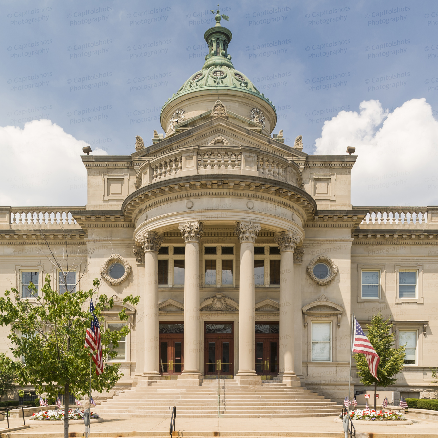Somerset County Courthouse Somerset Pennsylvania Stock Photos